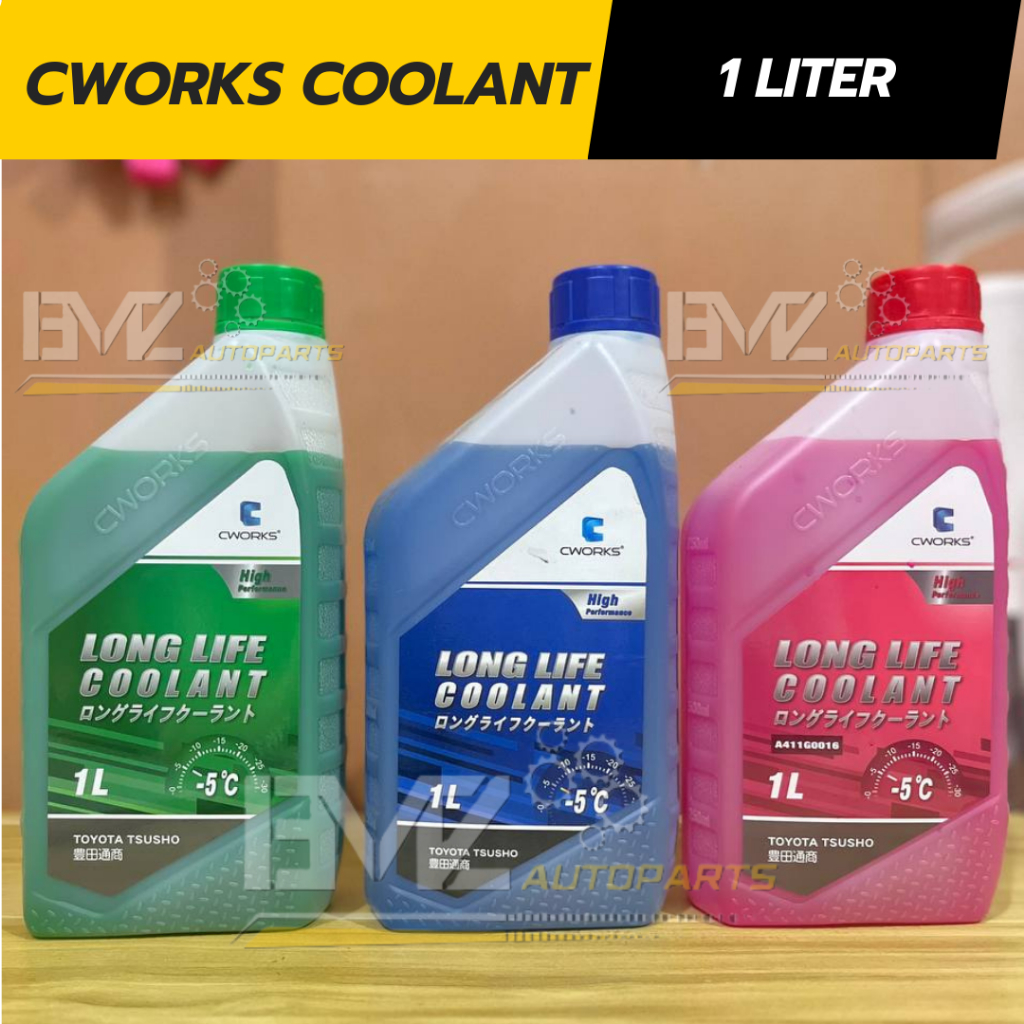 CWORKS Coolant 1L Toyota Tsusho BEST COOLANT! | Shopee Philippines