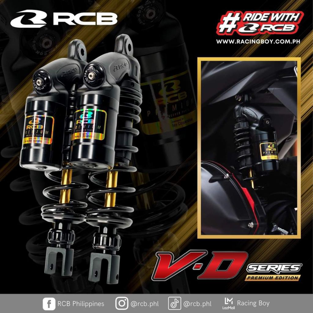 RCB VD SERIES DUAL SHOCK ABSORBER 305MM PREMIUM BLACK EDITION FOR ...
