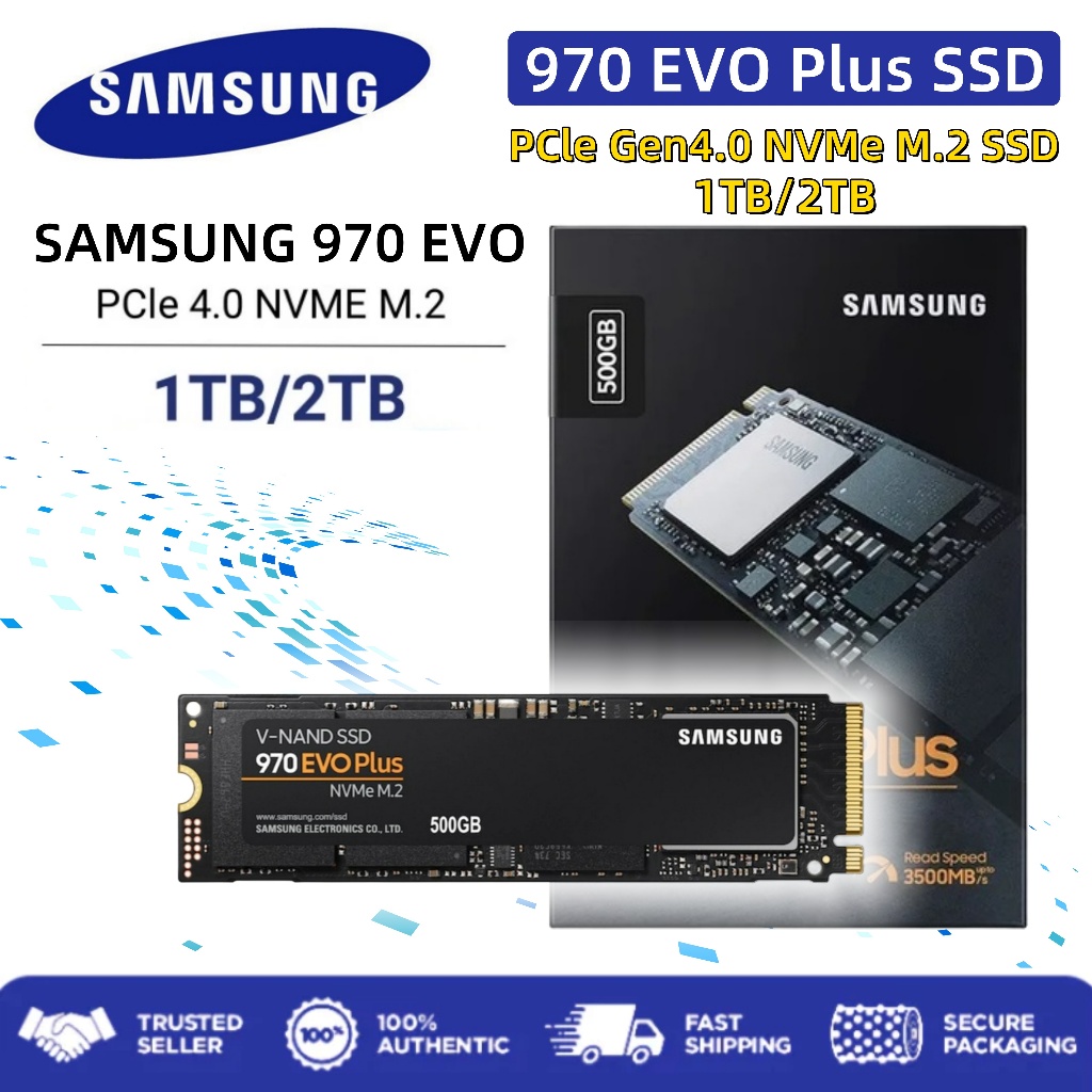 Samsung 970 EVO Plus 500GB NVMe M.2 Client SSD Solid State Drive | Shopee Philippines
