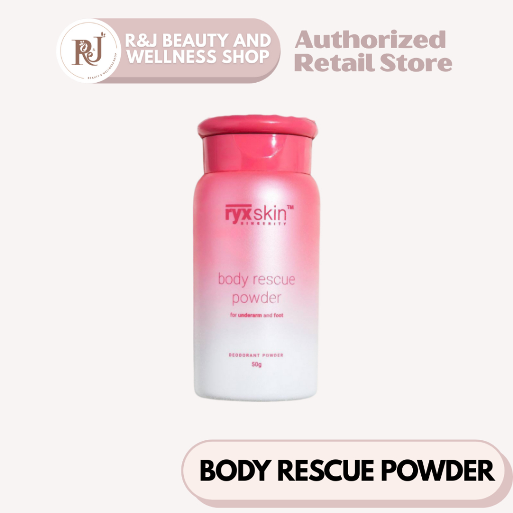 RYX SKIN BODY RESCUE POWDER FOR MOISTURE SKIN AND BODY ODOR CONTROL ...