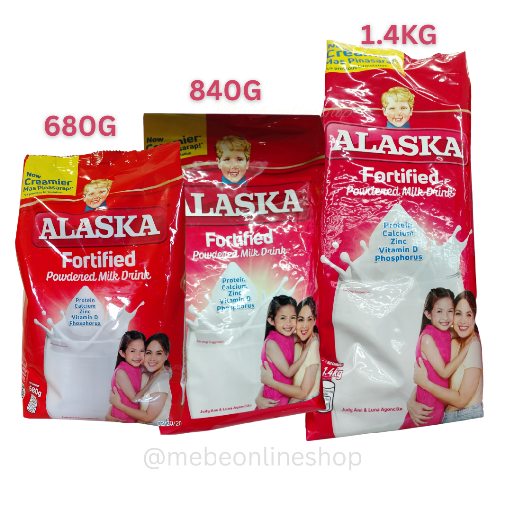 Alaska Fortified Powdered Milk 680g/840g/1.4kg | Shopee Philippines