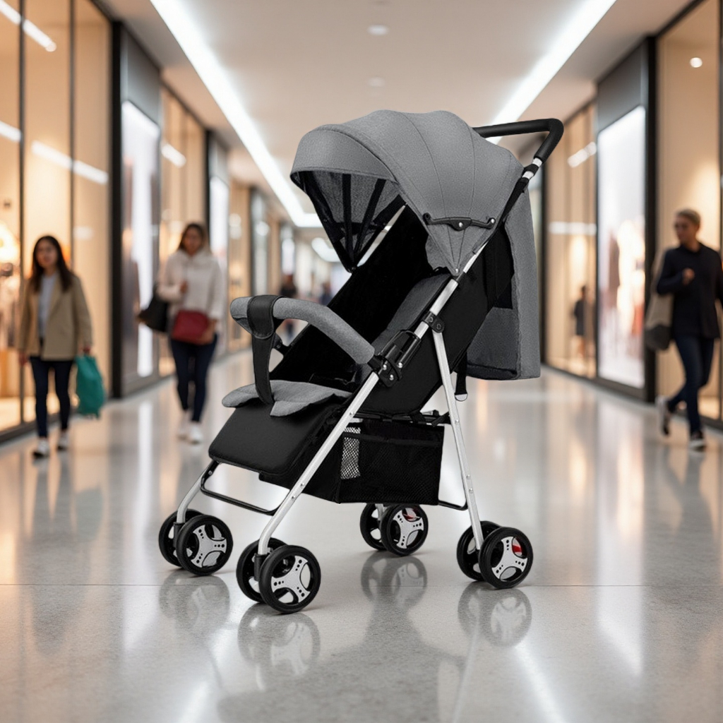 Baby Strollers Can lie flat Baby carriage,Pram for boys | Shopee ...