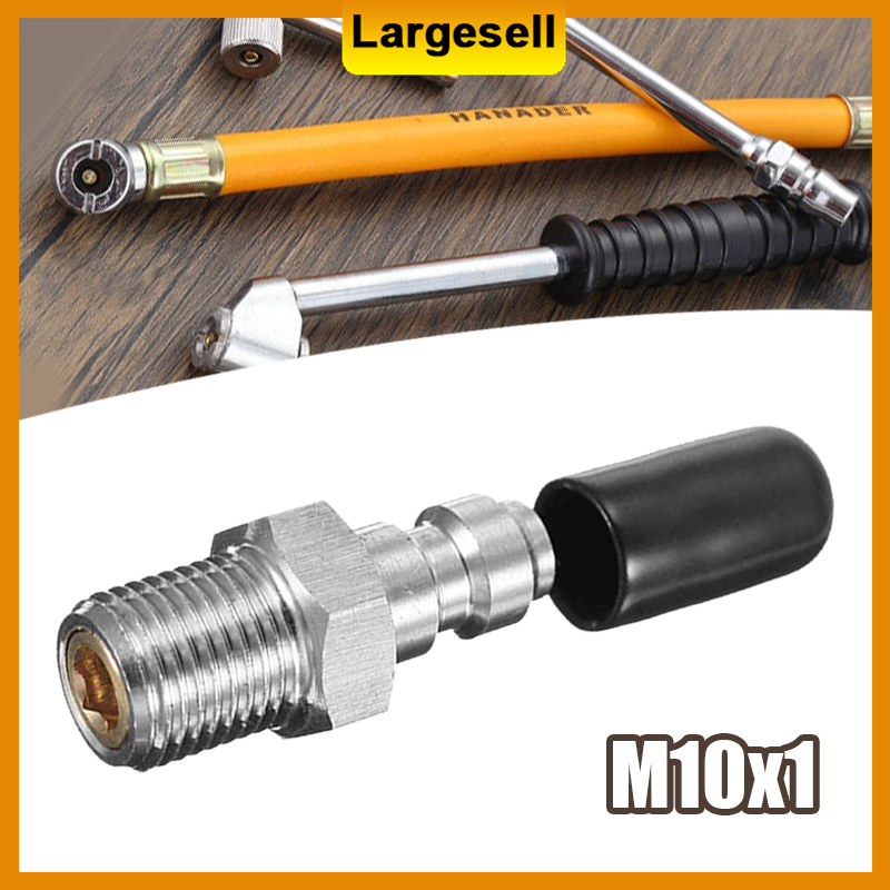 M10*1 8mm Air Hose Quick Coupler Quick Connect Male Plug Check Valve ...
