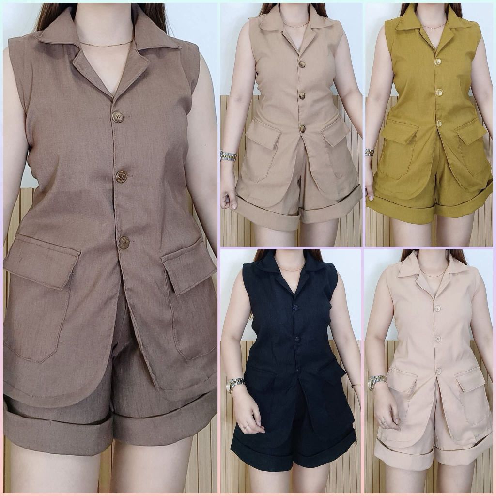 RIO SHORT COORDS FOR WOMEN | Shopee Philippines