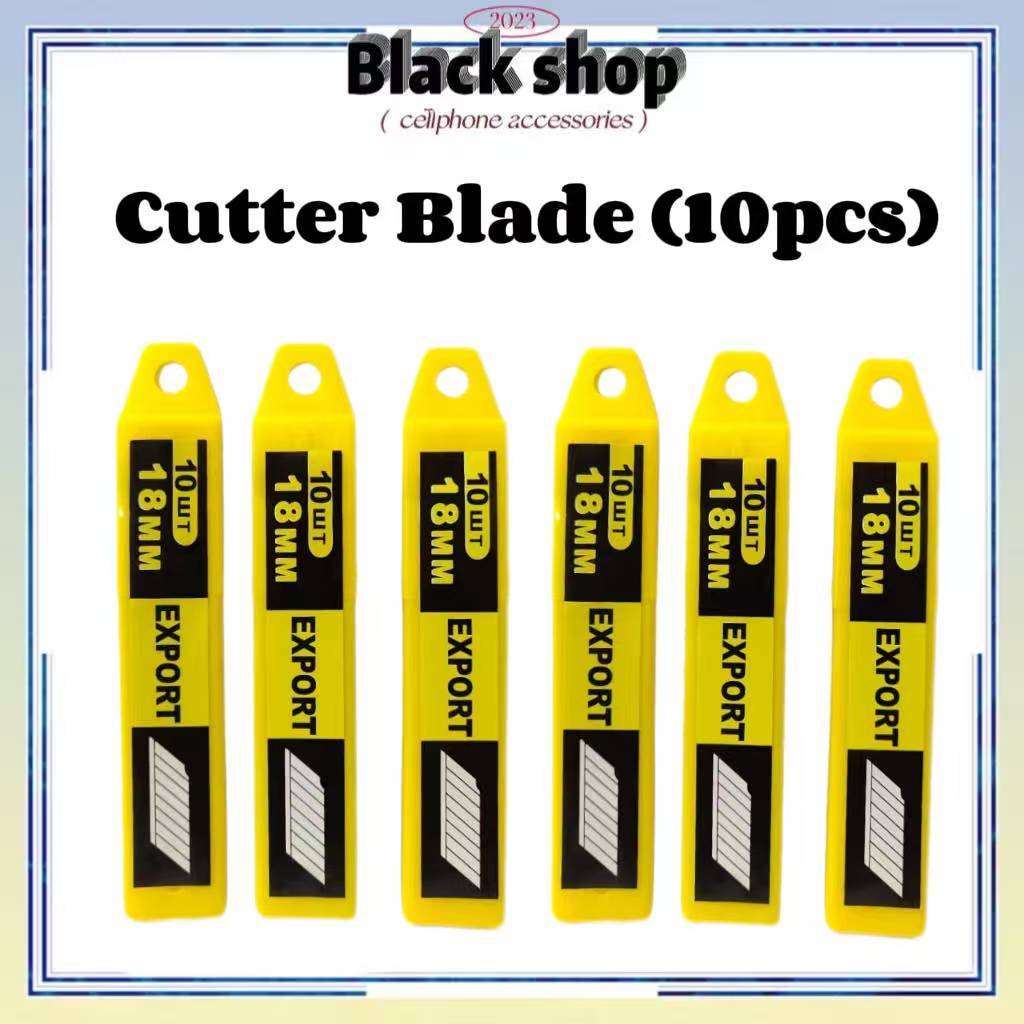 10pcs Cutter blade only Refill (Big) | Shopee Philippines