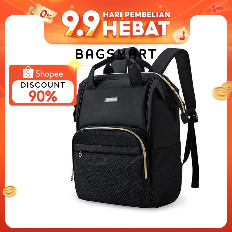 BAGSMART Multi-pocket Travel Backpack Handheld Laptop Backpack ...