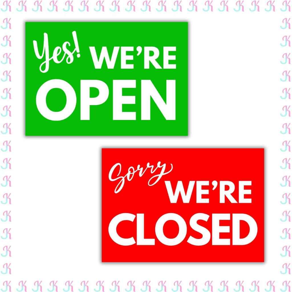 Shop we're open sign for Sale on Shopee Philippines