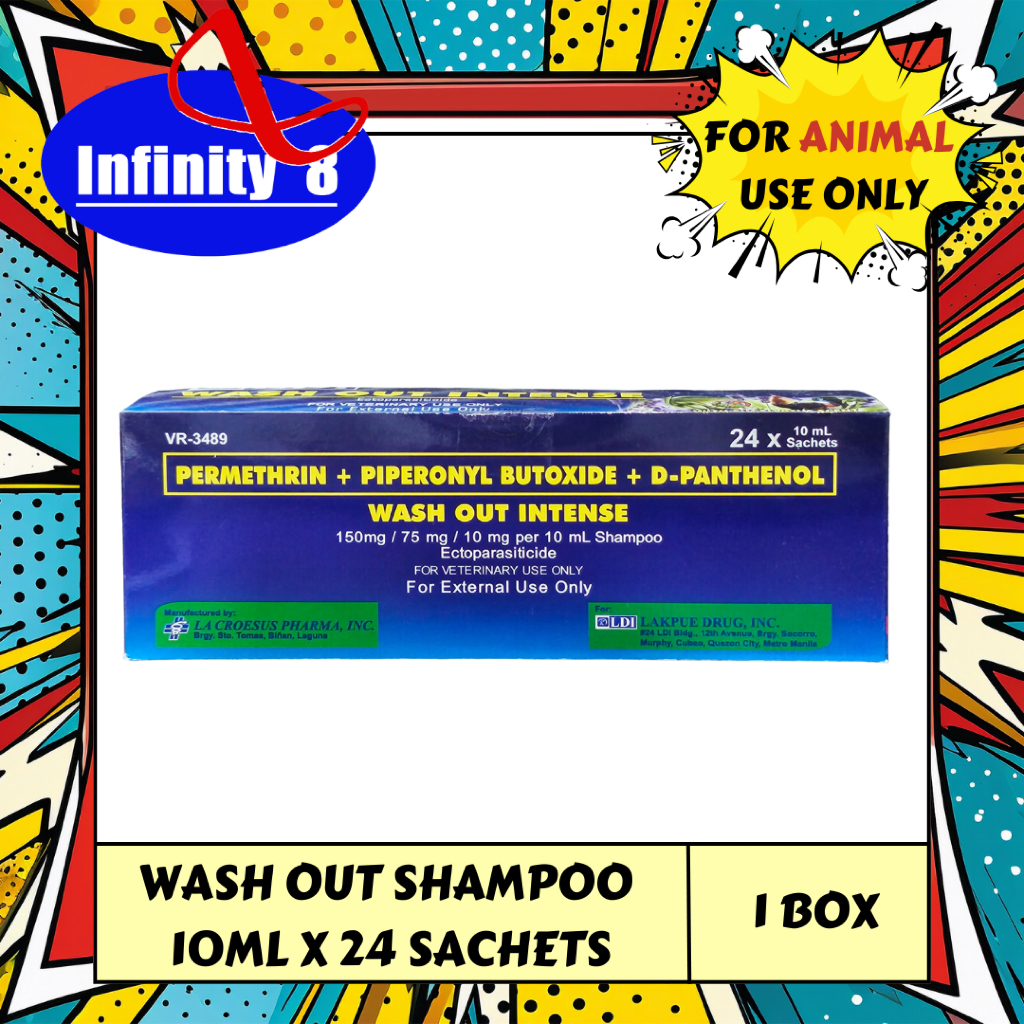 LDI WASH OUT INTENSE SHAMPOO 10ML X 24 SACHETS/BOX | Shopee Philippines