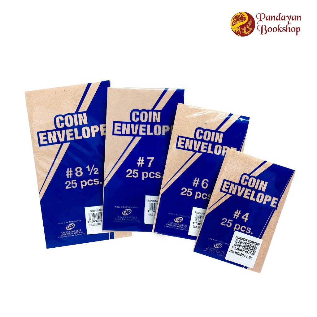 CPPI Coin Envelope Kraft 25's | Shopee Philippines