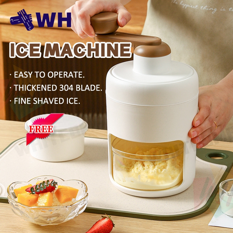 Portable Mini Manual Ice Crusher Hand Crank Manual Ice Breaker ...