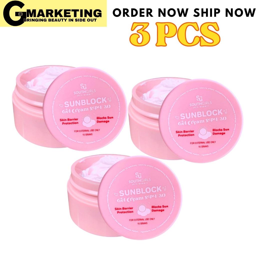 3 PCS - SOUTH GIRLS SUNBLOCK 10 G GEL CREAM | Shopee Philippines