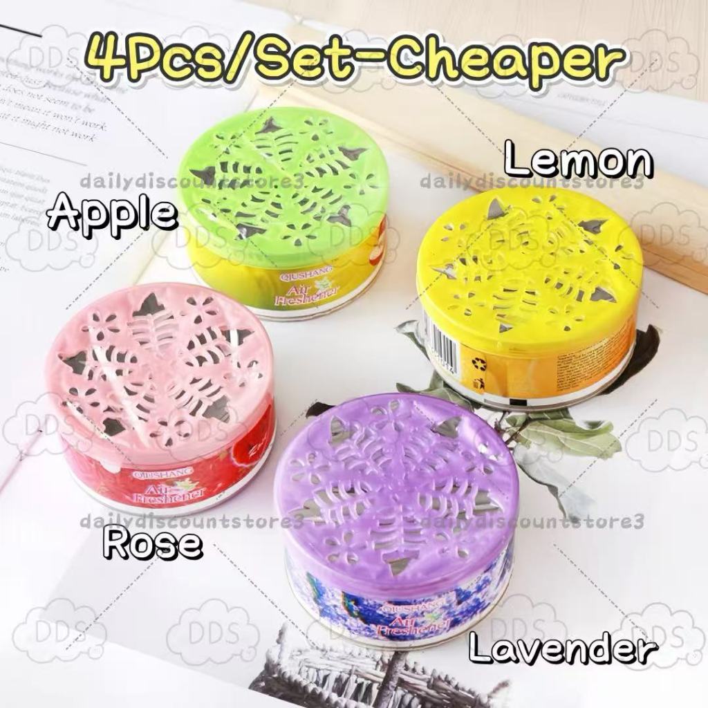 4Pcs Natural Gel Solid Air Freshener Lasting Purified Air Innocuity ...