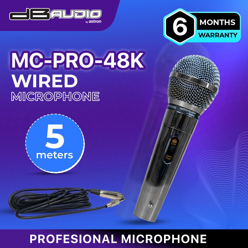 DB Audio by Astron MCPRO48K | Professional Microphone | Wired ...
