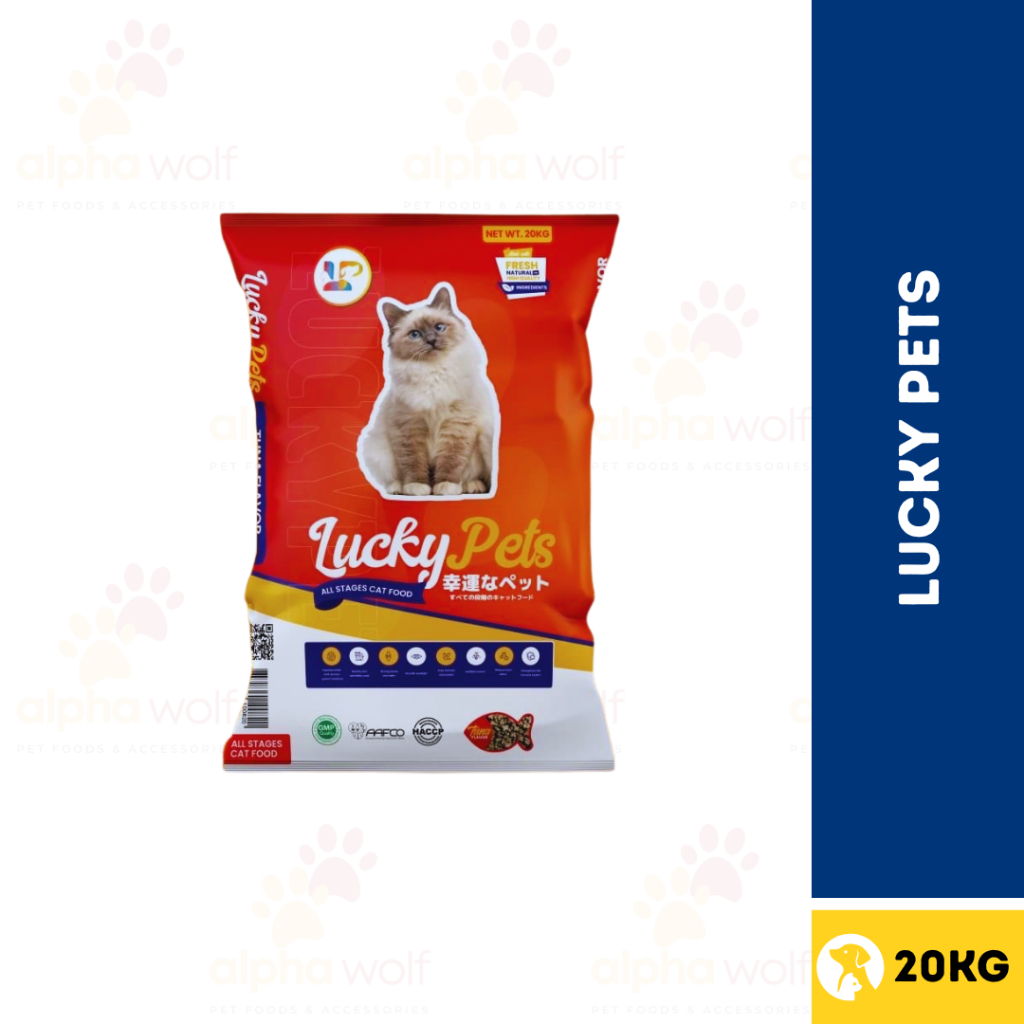 Lucky Pets Dry Cat Food ALL STAGE 20kg - Tuna Flavor | Shopee Philippines