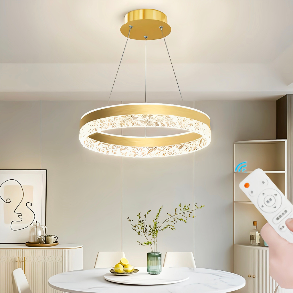 Chandelier Ceiling Light Tri Color for Living Room Center Lights ...