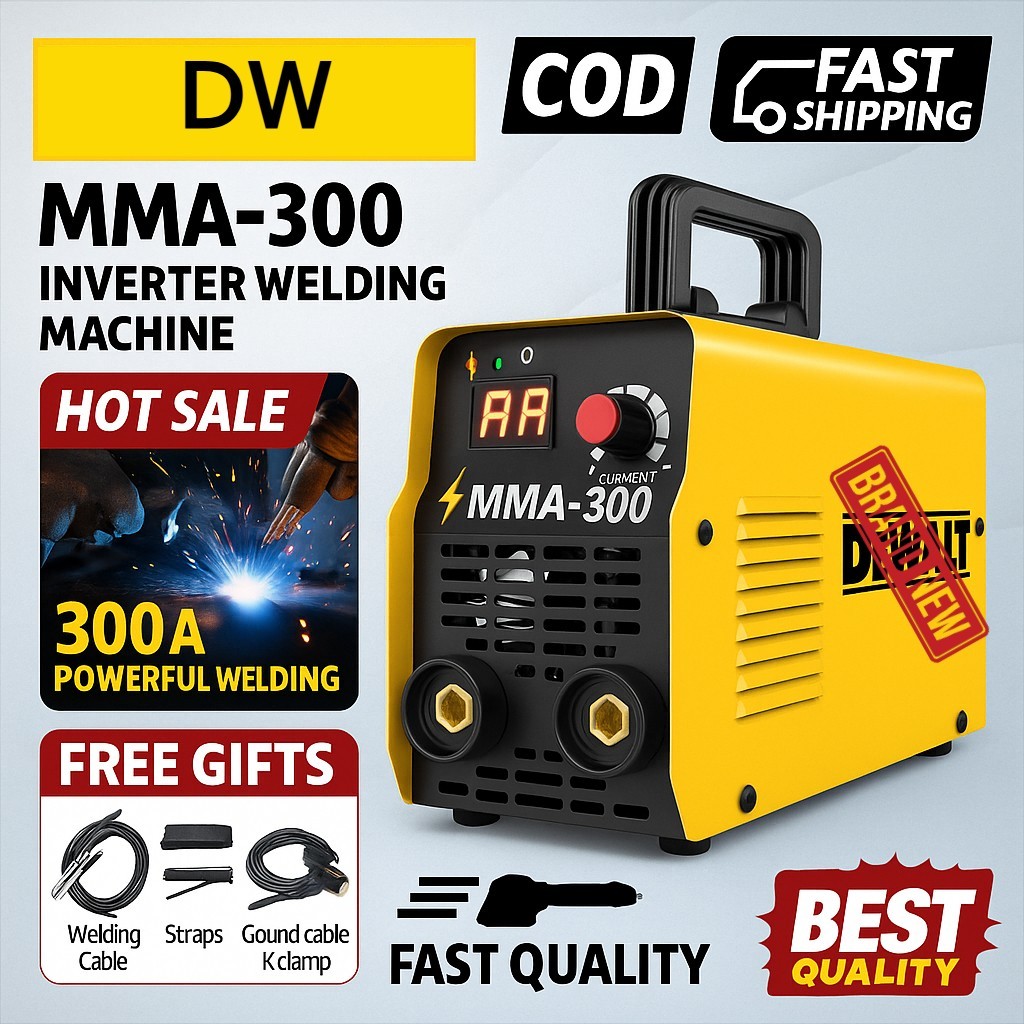 De-Walt MMA-300 Inverter Welding Machine 300A | Heavy Duty ARC Welder ...