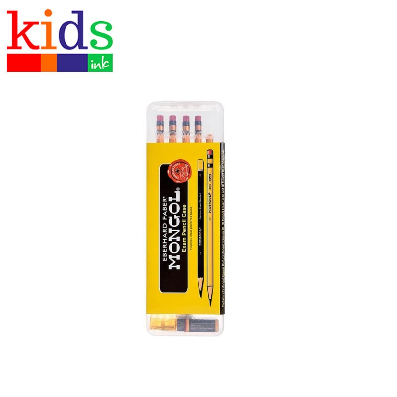 MONGOL EXAM PENCIL CASE WITH MATES - KIDS INK | Shopee Philippines