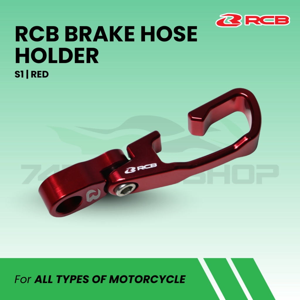 RCB BRAKE HOSE HOLDER S1 FOR ALL TYPES OF MOTORCYCLE | Shopee Philippines