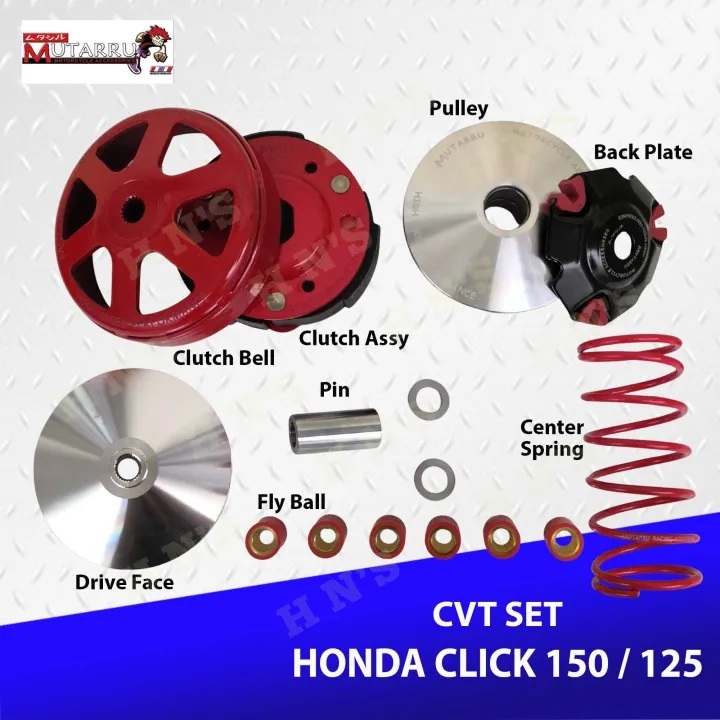 Mutarru CVT Set Kit for Honda Click 150/125 ( Complete Set ) | Shopee ...