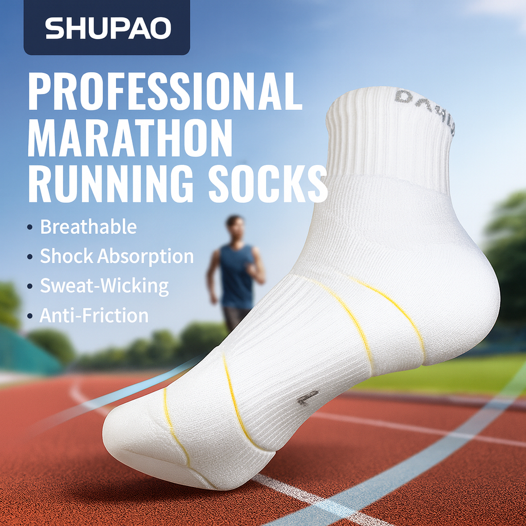 Professional Marathon Running Short Socks Breathable Anti-Friction ...
