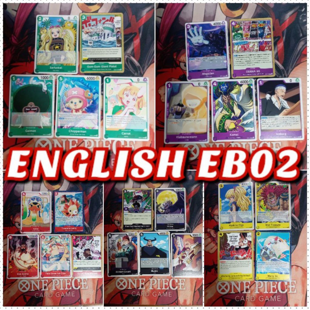 English - Bulk card - Common - one piece card game - Extra Booster ...