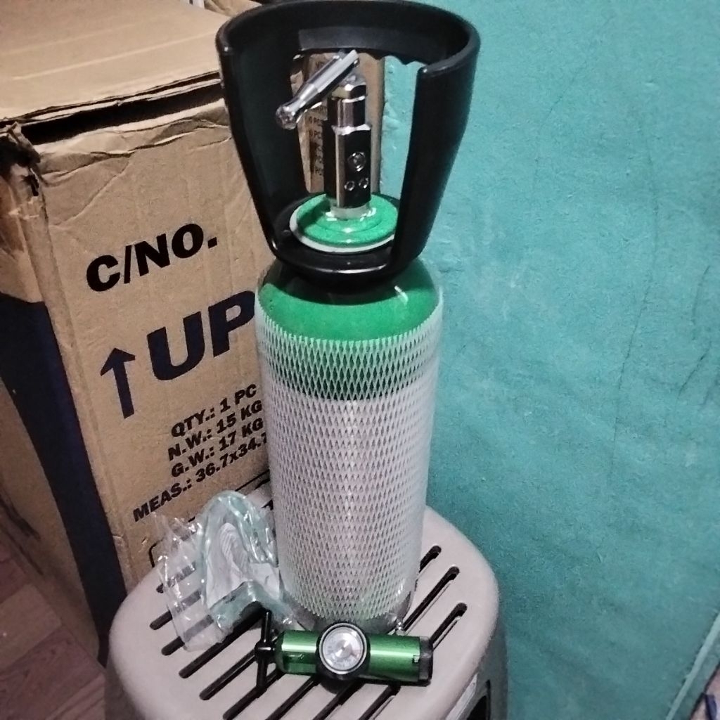 Pin type oxygen tank 5 pound with regulator | Shopee Philippines
