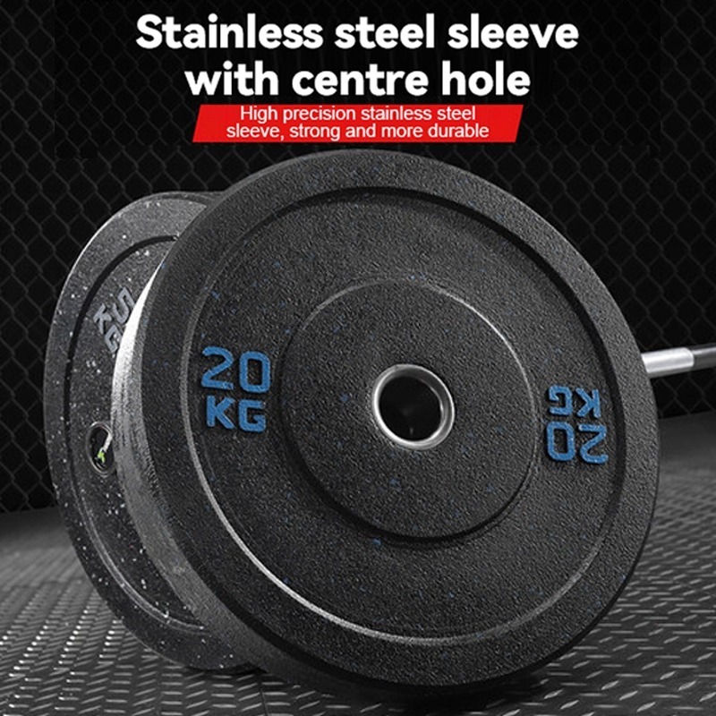 Olympic dumbbell plates 10/15/25/35/45/55CM commercial grade large hole ...