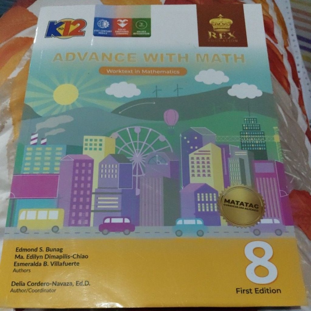 ADVANCE WITH MATH 8 - MATH MATATAG 2025 EDITION BOOK | Shopee Philippines