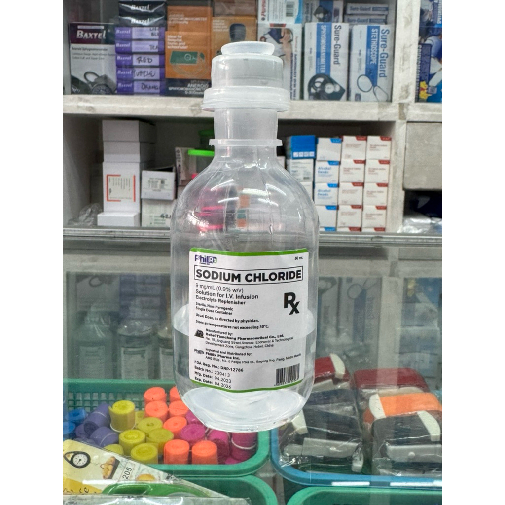 Medical Sodium Chloride 50ml Solution for IV Infusion | Shopee Philippines