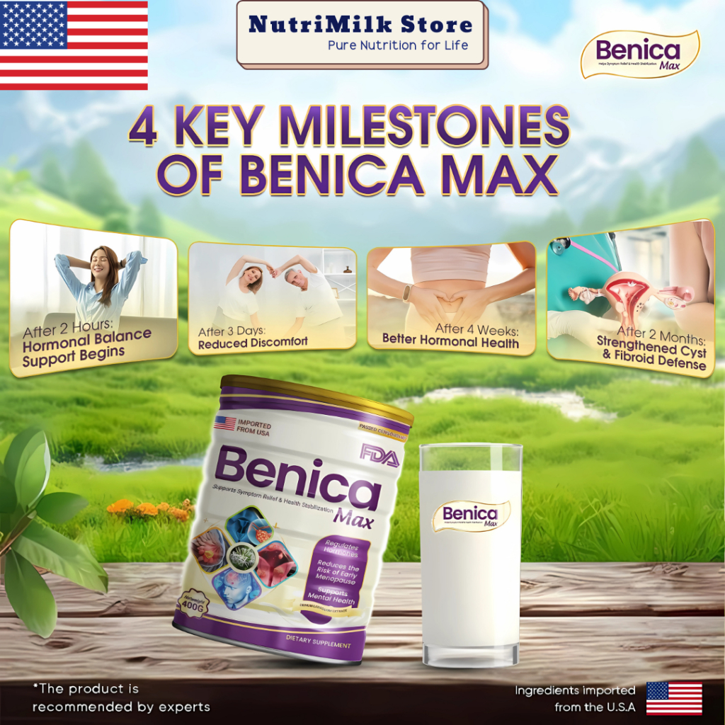 Benica Max HerBal Milk Powder - Milk For Shrinks Fibroids, Regulates ...