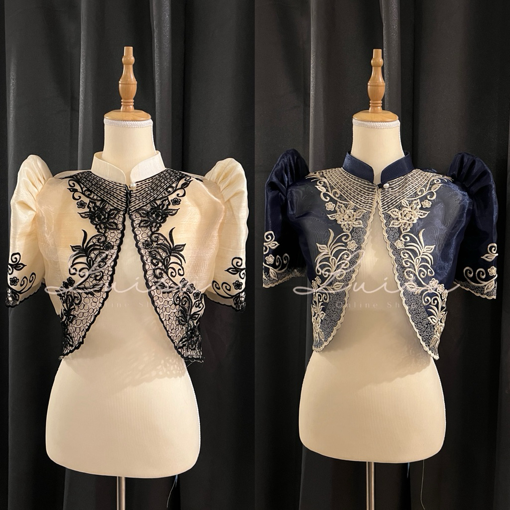 Modern Filipiniana Bolero | Modern Filipiniana Top | Modern Bolero ...