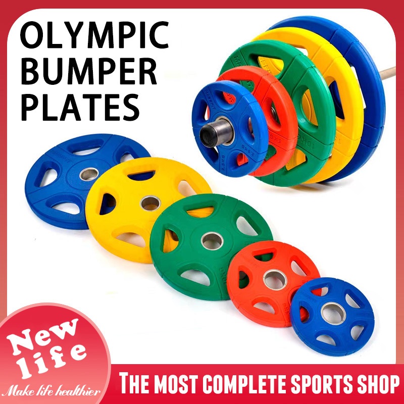 Weight Training Dumbbell plate Color Weight Board 3/5/7.5/10/15CM Solid ...