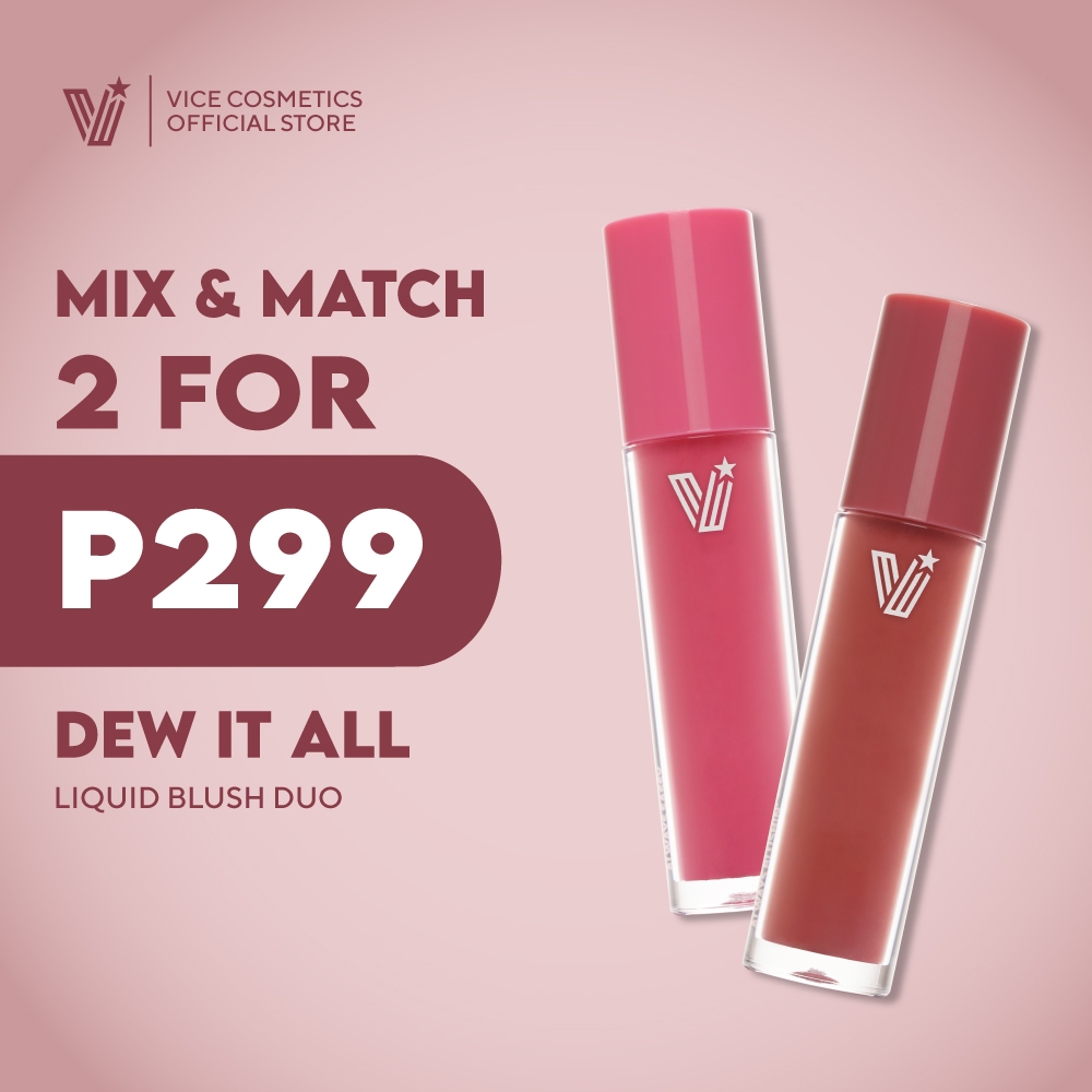 [2 FOR P299] VICE CO. Dew It All Liquid Blush | Shopee Philippines