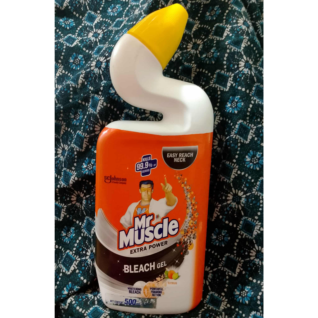 Mr Muscle Extra Power Bleach gel Citrus 500ml | Shopee Philippines