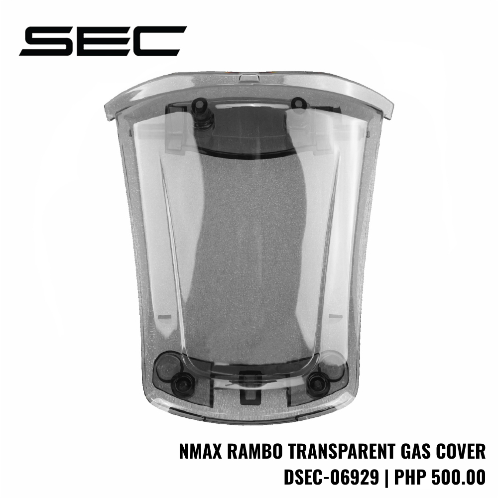 SEC Gas Cover for Motorcycle Nmax Rambo Transparent Gas Cover (DSEC ...