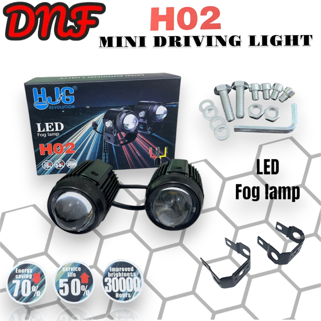 DNF HO2 Mini Driving Light V2+ with Firefly Brand 40W/Bulb 6000LM With Cooling System | Shopee ...