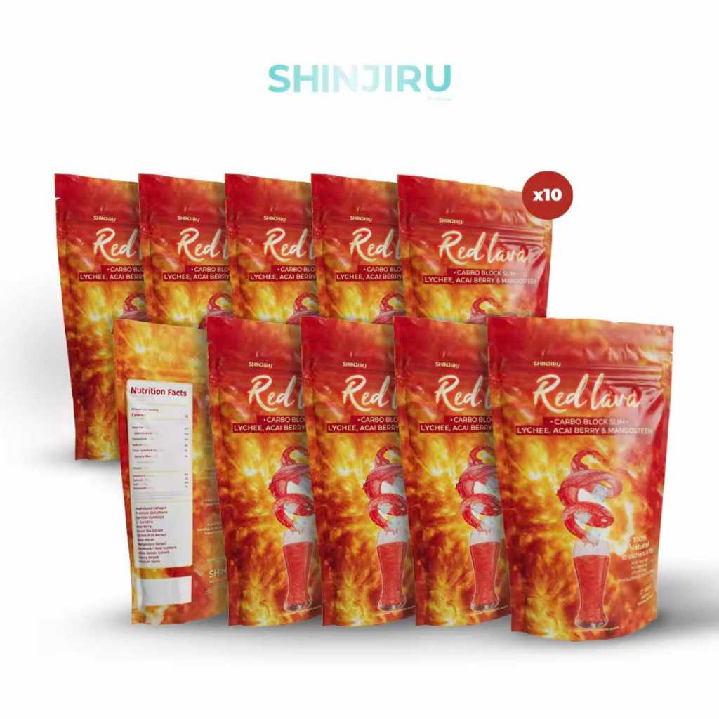 Shinjiru Red Lava Juice Reseller Pack (10 Bottles) | Premium Health ...