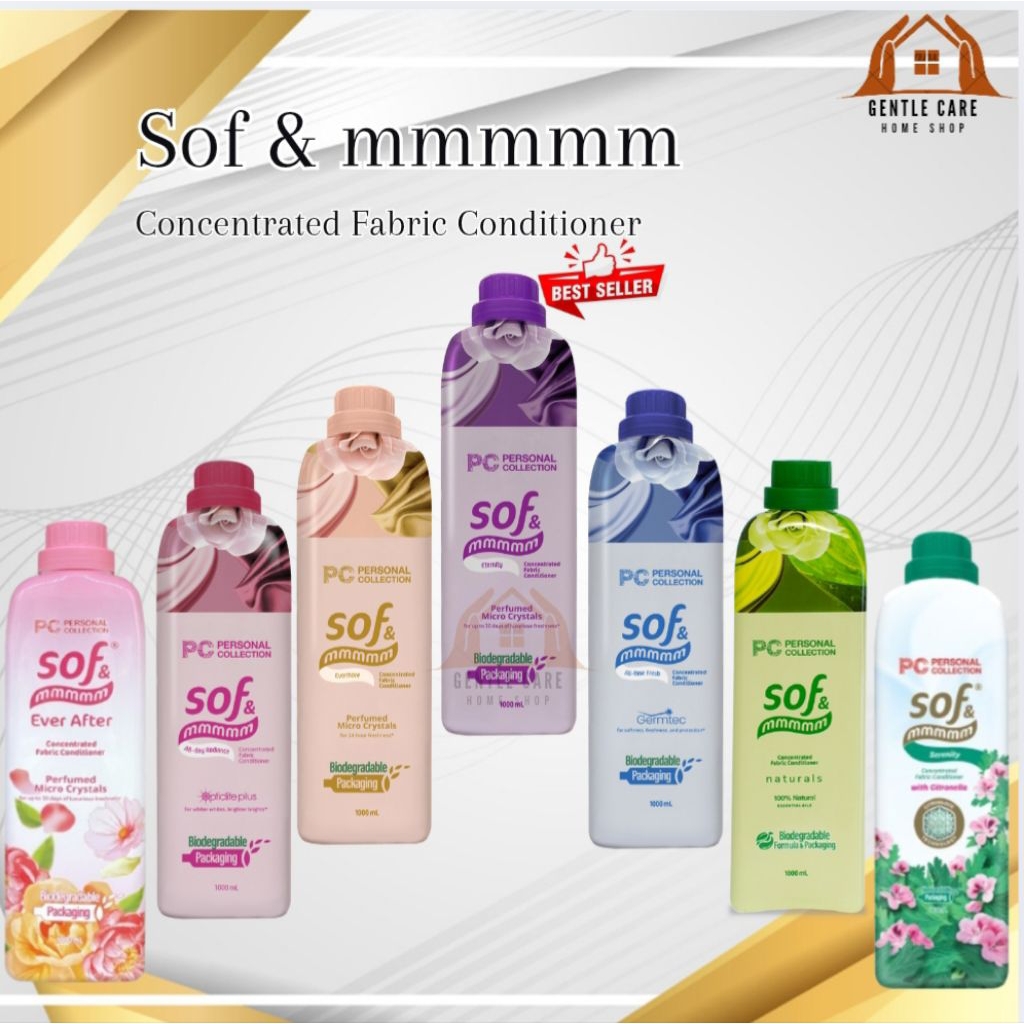 SOF & MMM CONCENTRATED FABRIC CONDITIONER | Shopee Philippines