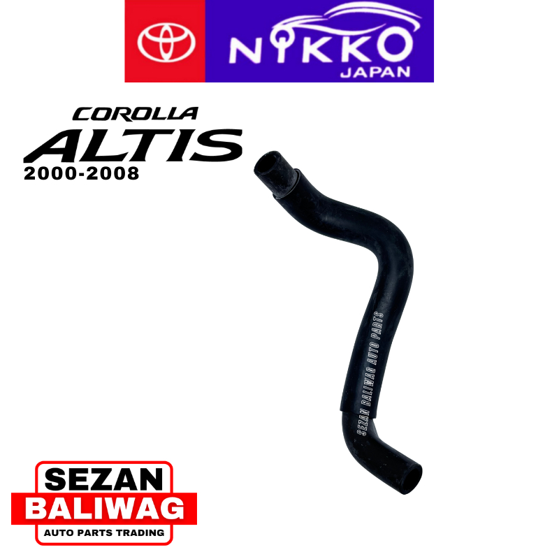 NIKKO JAPAN VENTILATION HOSE TOYOTA COROLLA ALTIS 2000-2008 12261-0D040 ...