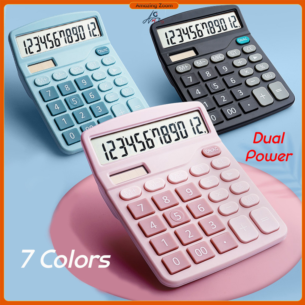 New 12-Digit Electronic Basic Calculator Office Financial Special ...