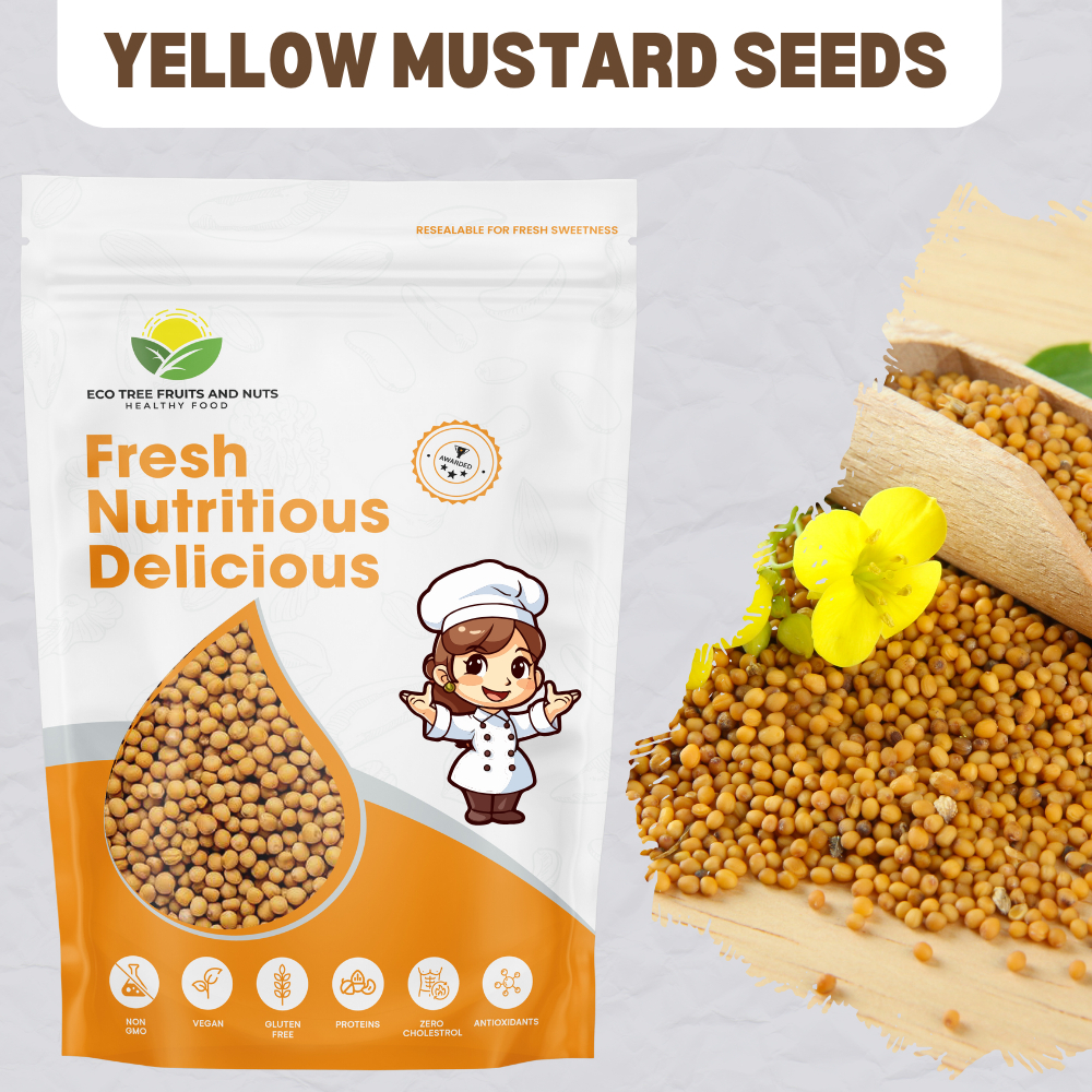Yellow Mustard Seeds | Aromatic Spice for Cooking, Pickling & Seasoning ...