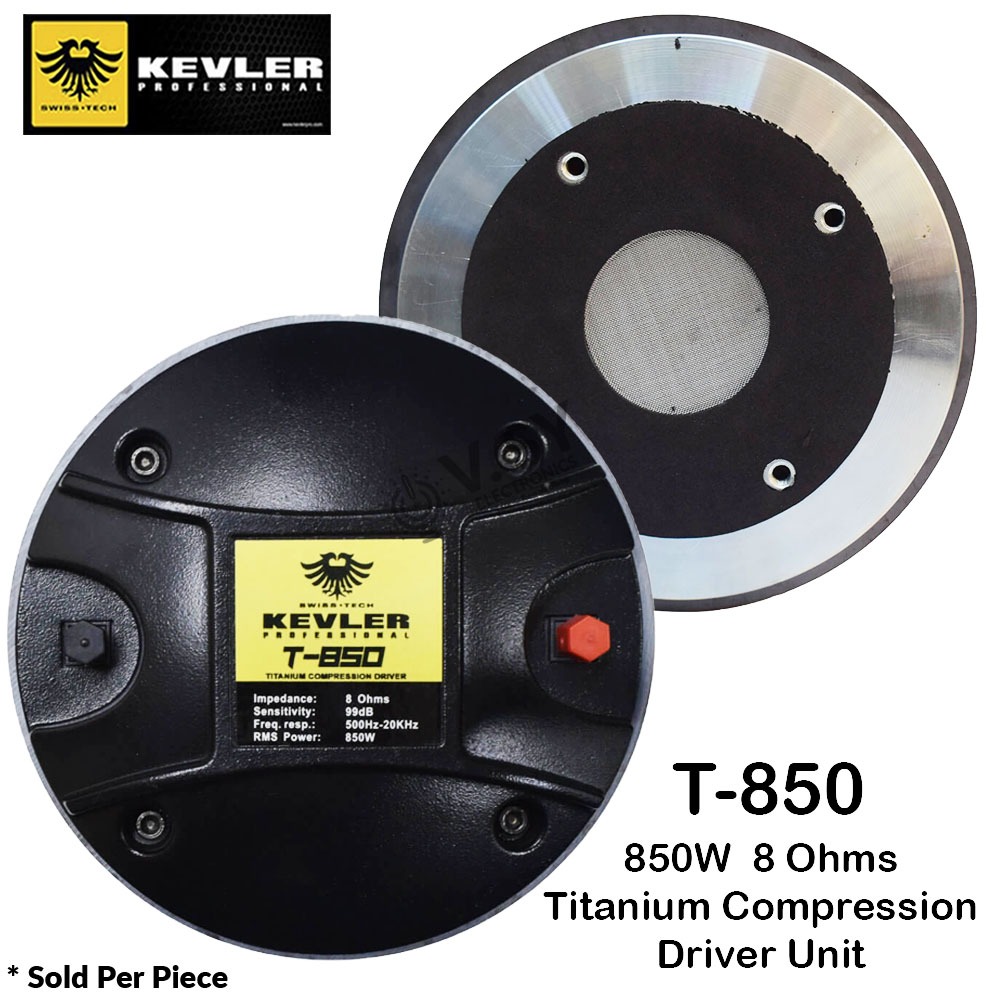 Original Kevler T-850 Titanium Compression Driver Unit 850W App ...