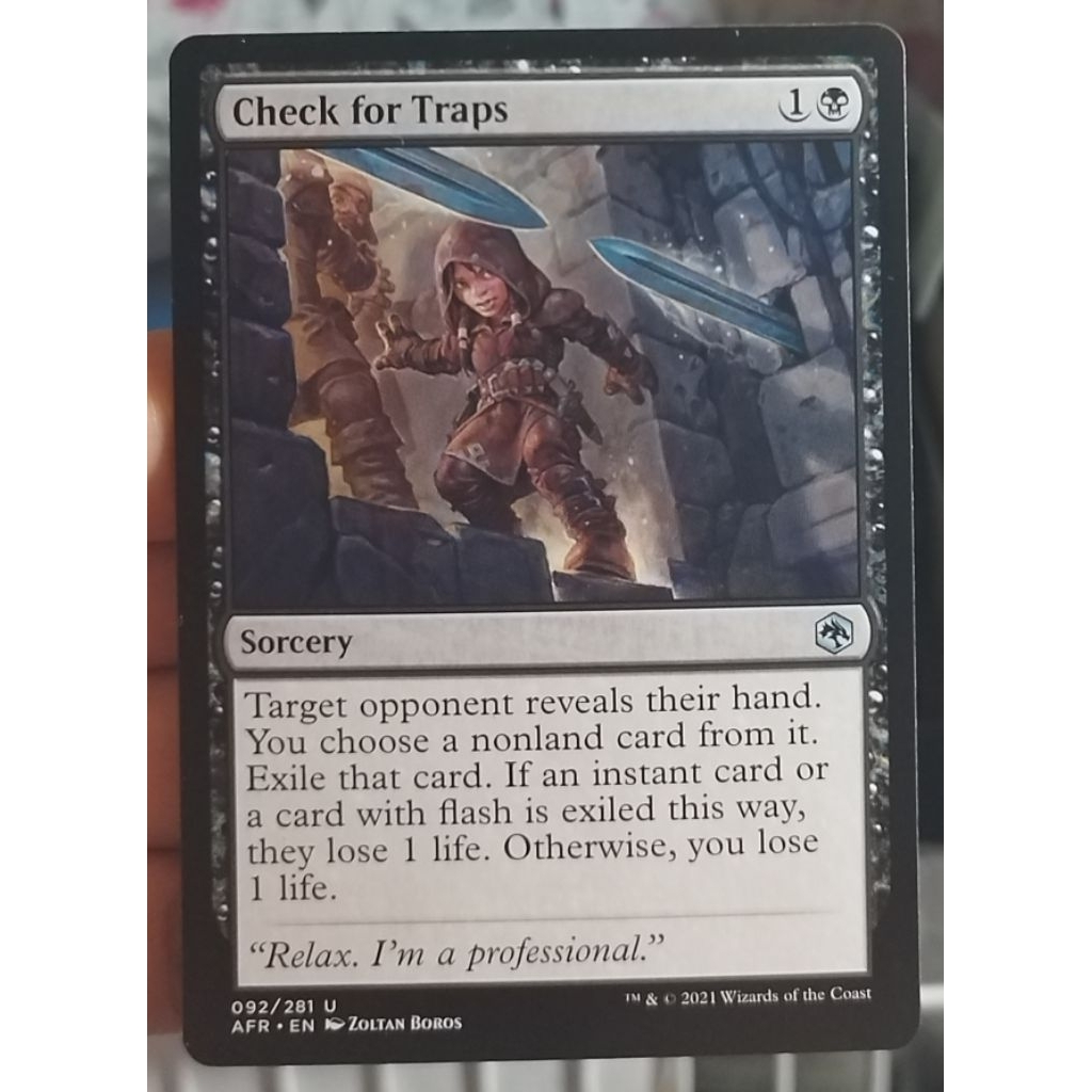 Check for Traps (Magic the gathering) | Shopee Philippines