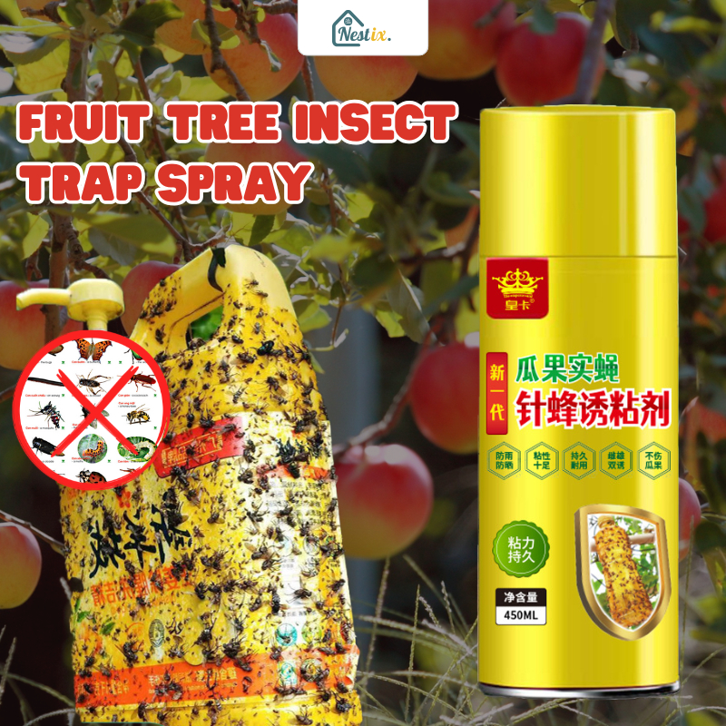 Fruit Fly Trap Spray for Protecting Fruit Trees, Safe Insect Trap Spray ...