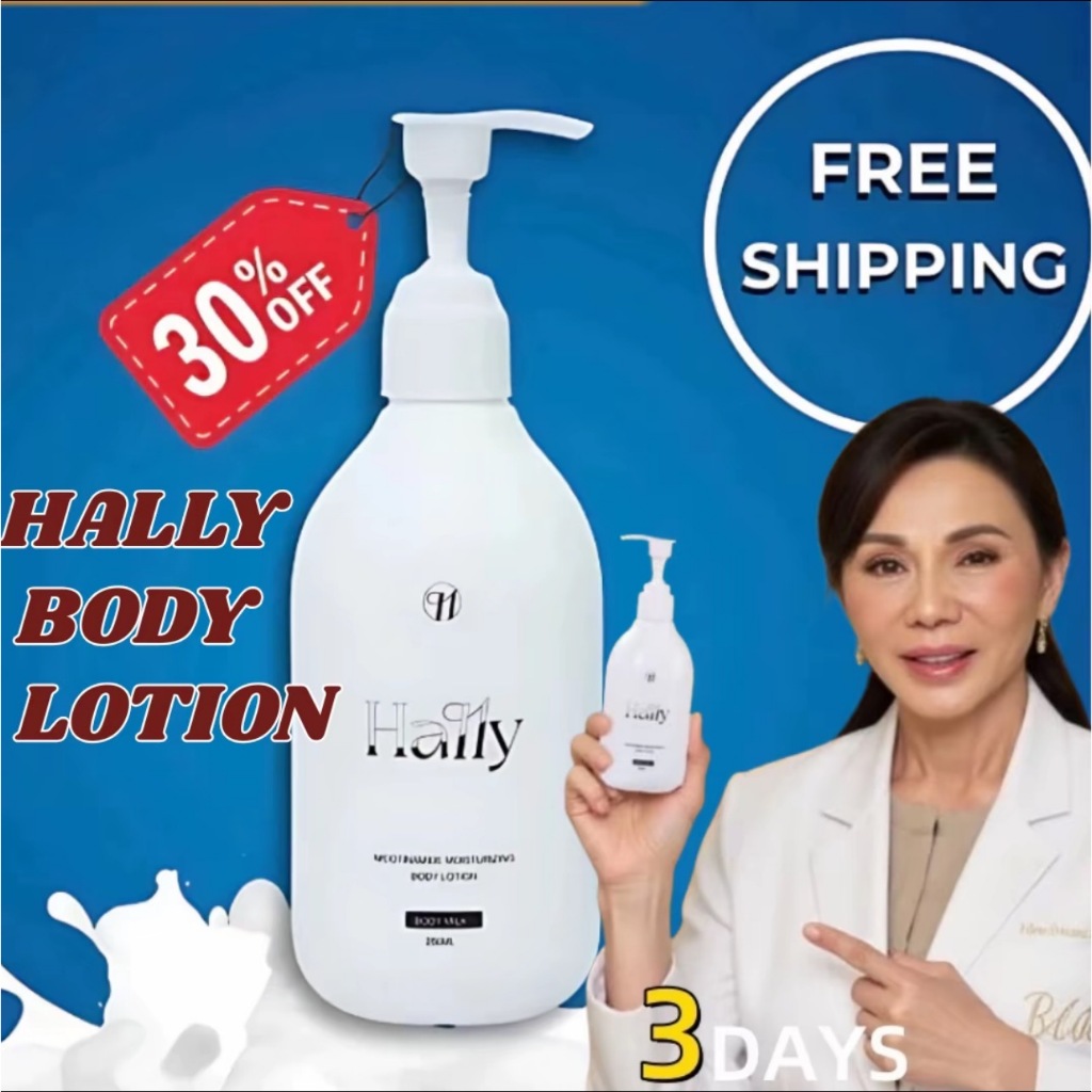 (FDA)Hally Nicotinamide Permanent Whitening Body Lotion Skincare ...