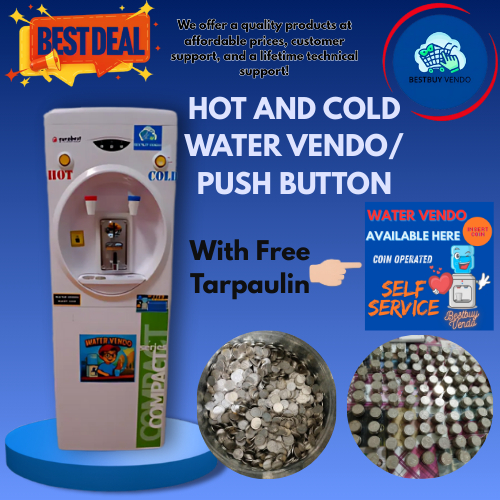 Water Vendo Machine ( Compressor Cooler- With Push Button - Hot/Cold ...