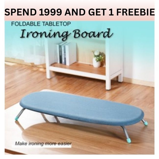 YUNG888 Portable Ironing Board Folding Legs Padded Heavy Duty Space ...