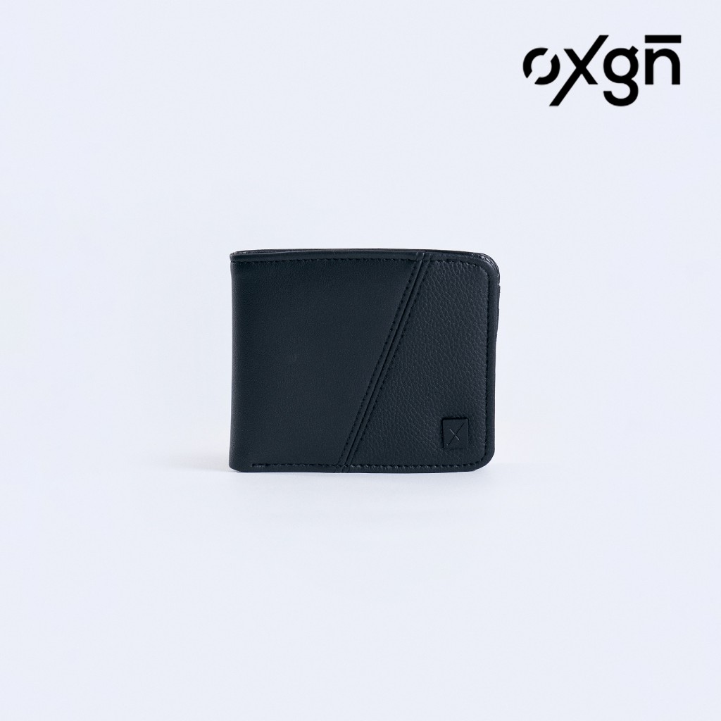 OXGN Bi-Fold Wallet For Men And Women (Black) | Shopee Philippines