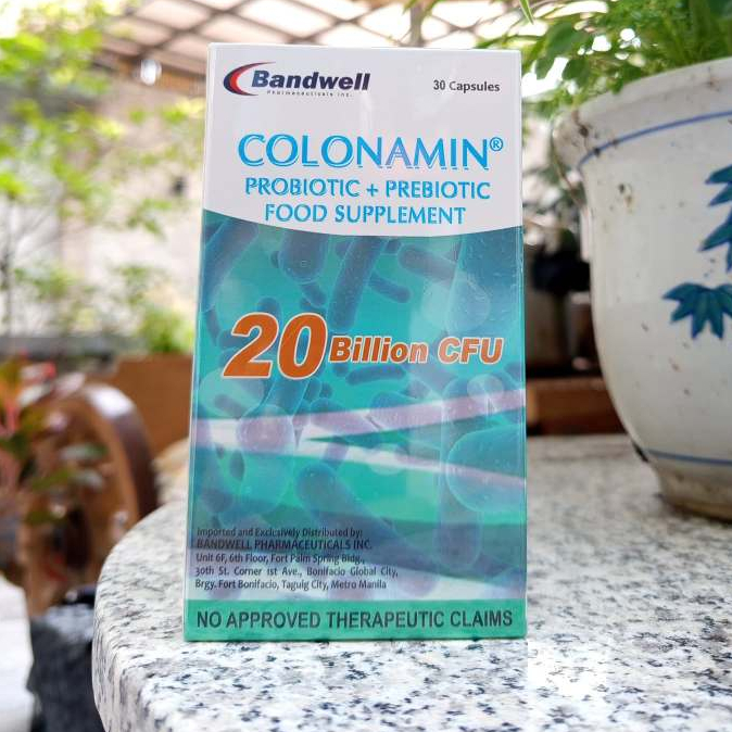 Colonamin Probiotic + Prebiotic Food Supplement 30Capsules | Shopee ...