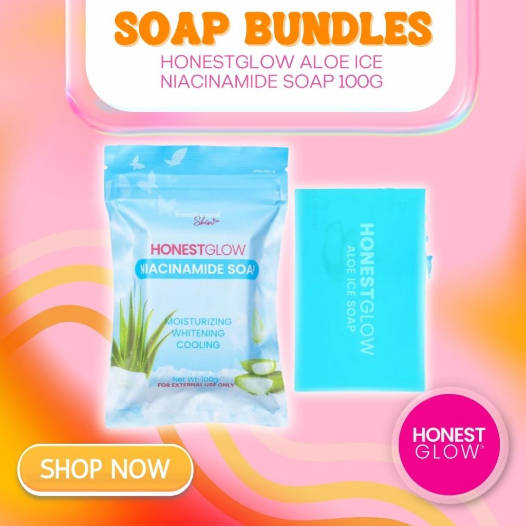 HonestGlow Aloe Ice NIACINAMIDE SOAP 100g Honest Glow SOAP BUNDLES ...